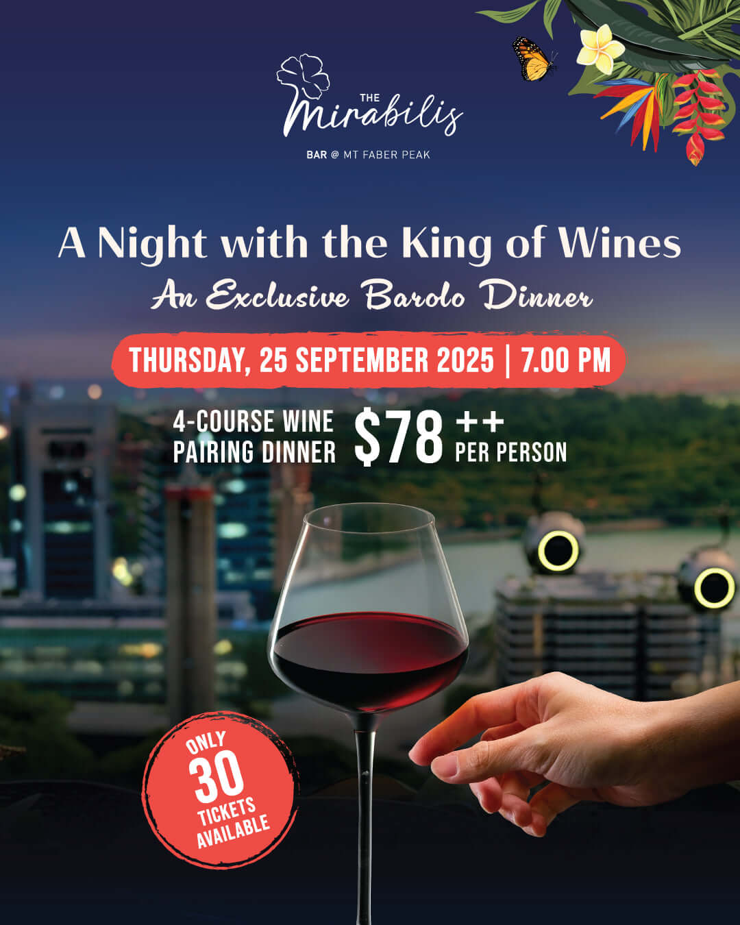 The Mirabilis Bar @ Mount Faber Peak – Mount Faber Peak, Singapore