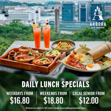 Hilltop Garden Restaurant - Arbora @ Mount Faber Peak – Mount Faber ...